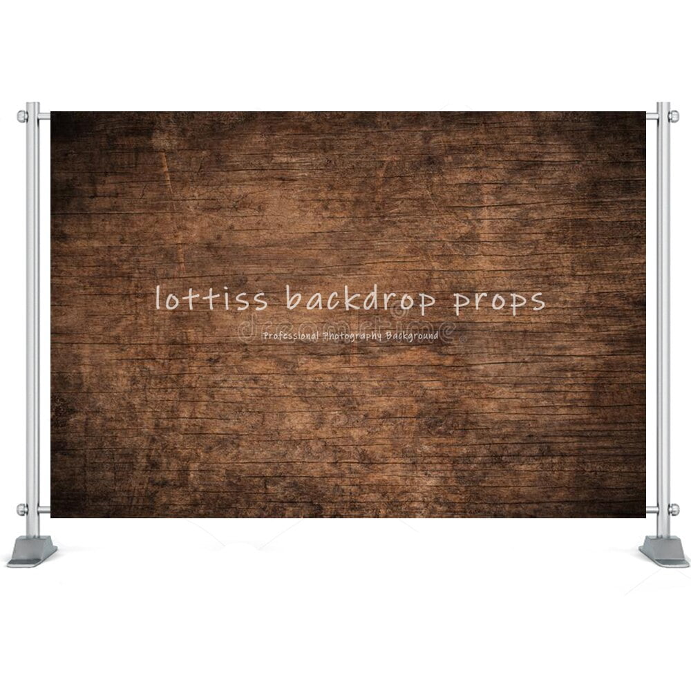 Wood Board Themed Background Cloth For Photography Baby Birthday Party ...