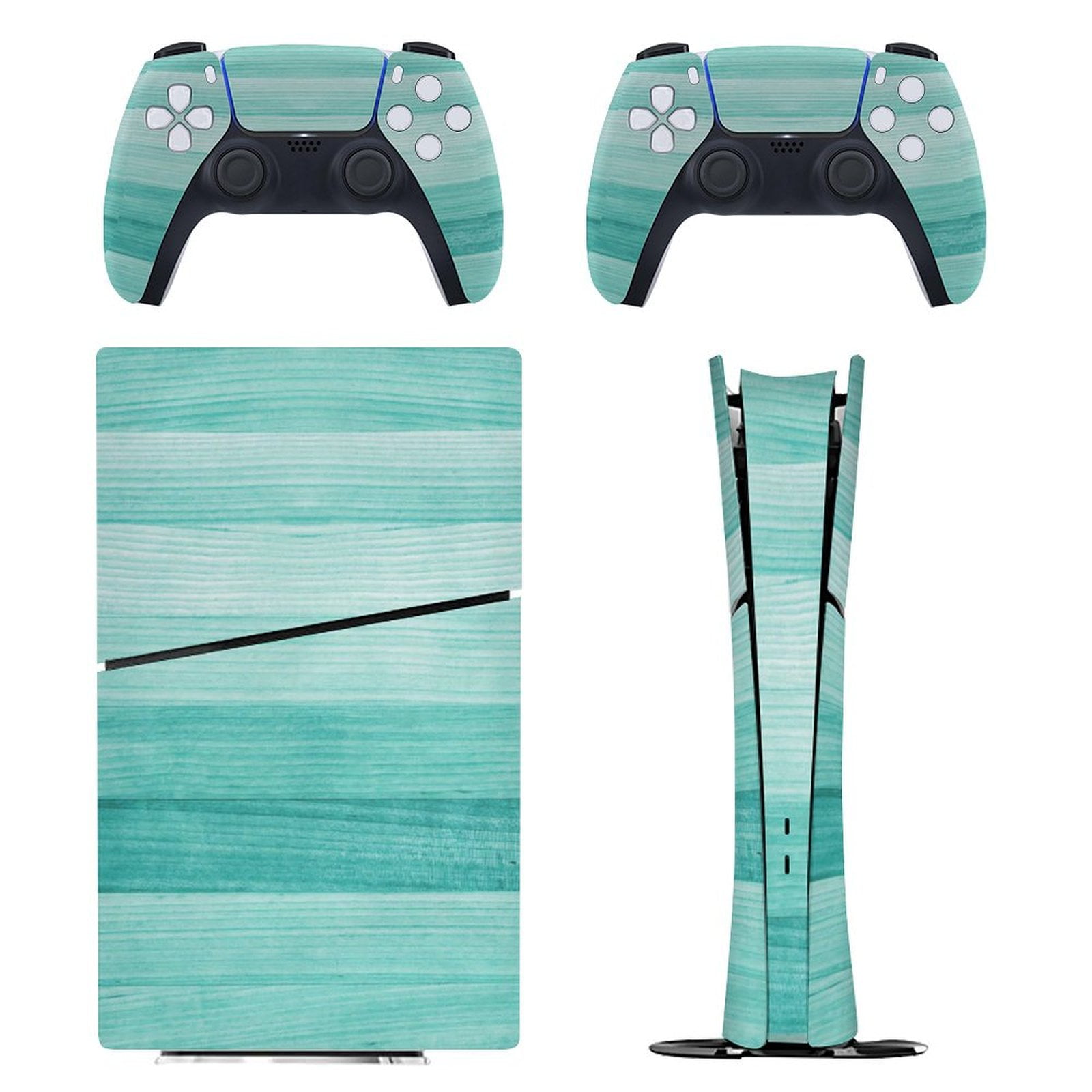 Wood Board With Horizontal Lines Printed PS5/PS5 Pro/PS5 Slim Digital ...