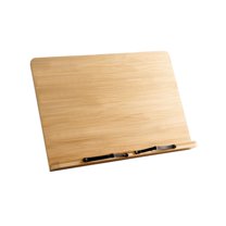 Vigo Wood Book Stand for Reading 360° Adjustable, Wooden Laptop Stand ...