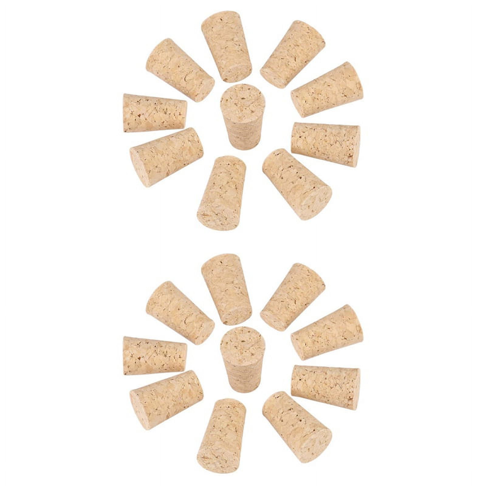 Wood Bottle Stopper, Corks,Tapered Cork Wooden Beer Stopper for Wine ...