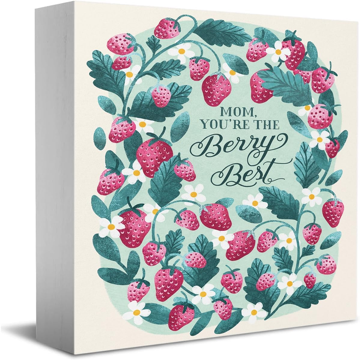 Wood Box Sign 5x5 Inch Mother's Day Mom You Are The Berry Best Mother's ...