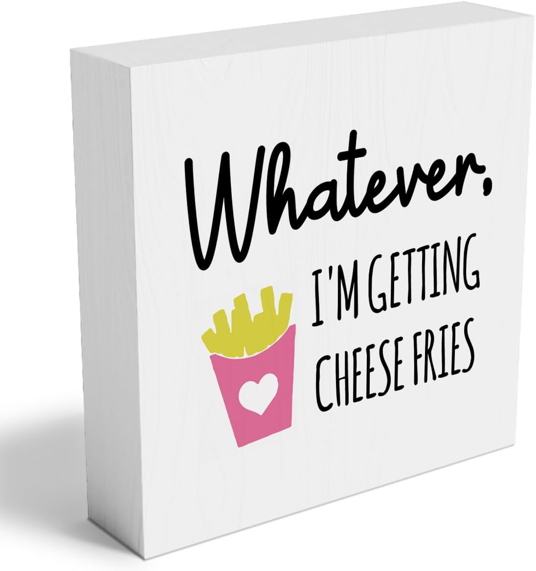 Wood Box Sign 5x5 Inch Motivational Gifts Friendship Birthday Christmas ...