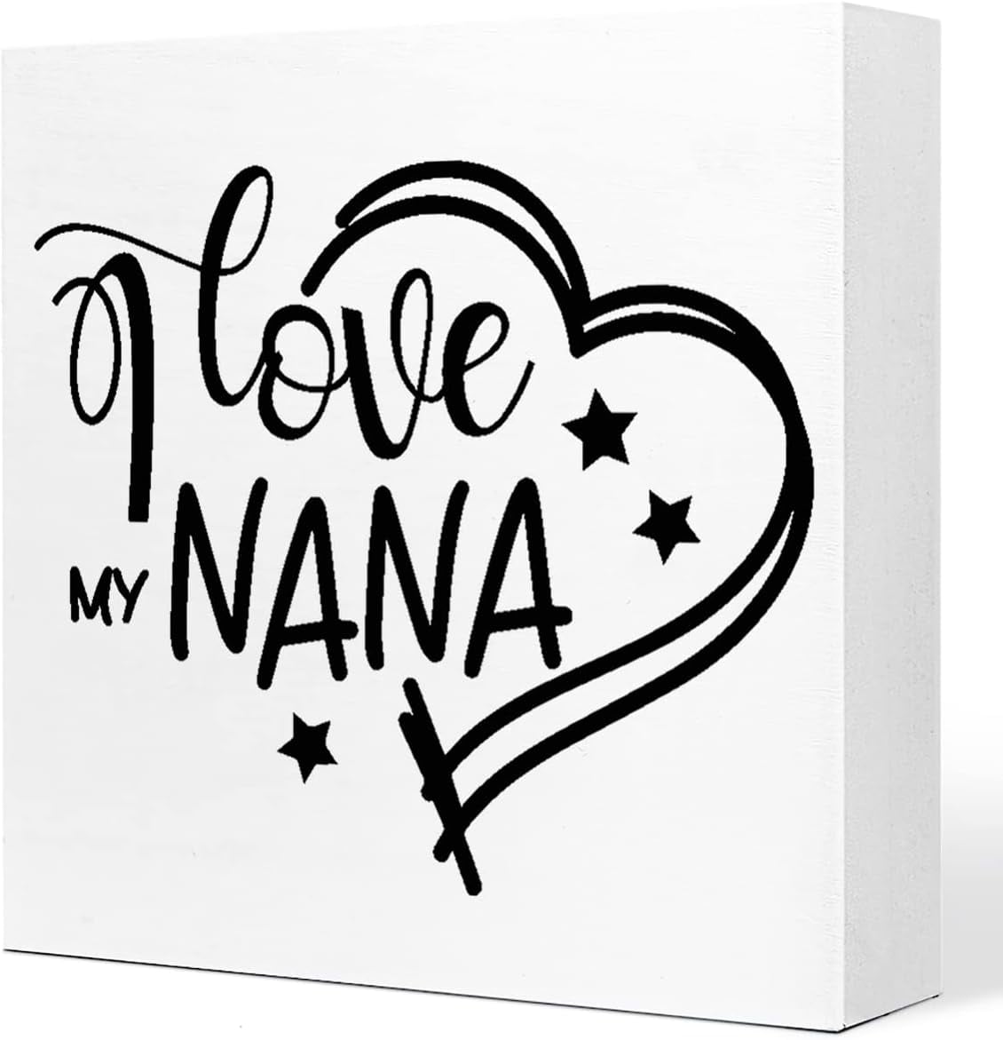 Wood Box Sign 5x5 Inch Nana Gift From Grandchild Mother'S Day Gifts For ...