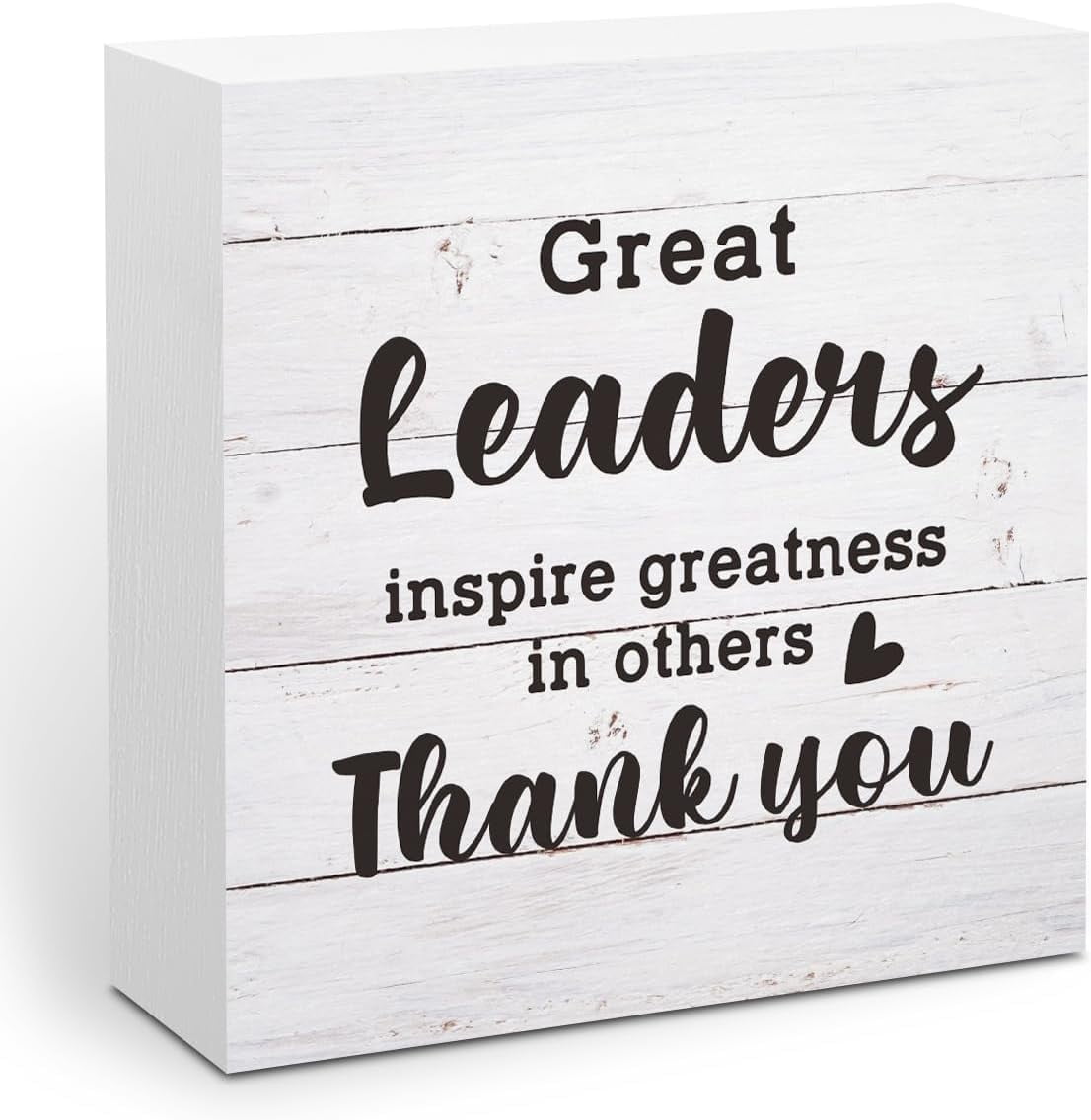 Wood Box Sign 7x7 Inch Boss Gifts Home Office Decor Wooden Box Sign ...