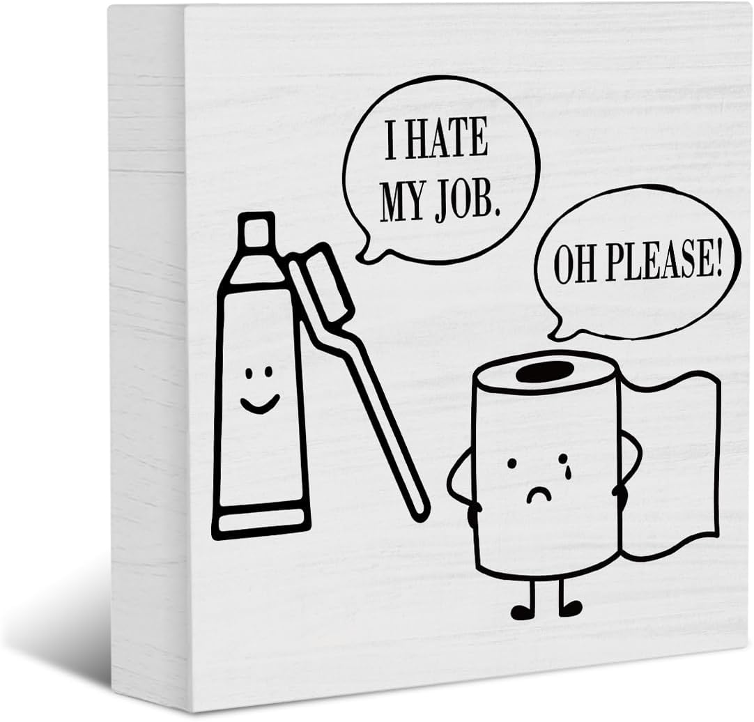 Wood Box Sign 7x7 Inch Classic Wood Storage Box Rustic Farmhouse ...