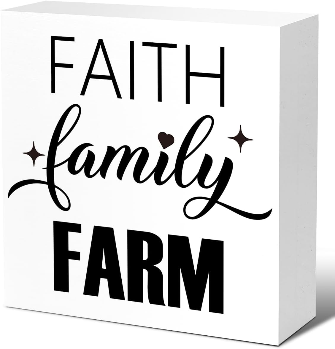 Wood Box Sign 7x7 Inch Farmhouse Kitchen Wooden Signs Funny Kitchen ...