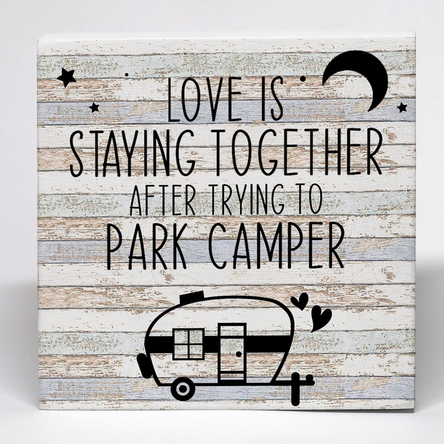 Wood Box Sign 7x7Inch Camping Decor For Camper Wood Box Sign Rv ...