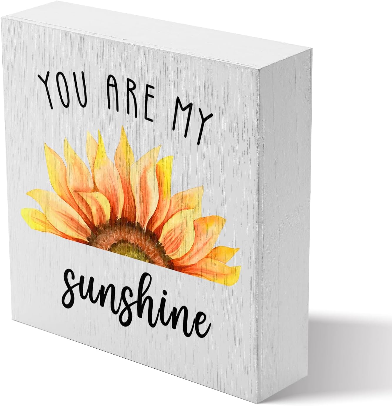 Wood Box Sign 7x7Inch Inspirational Sign You Are My Sunshine Wooden Box ...