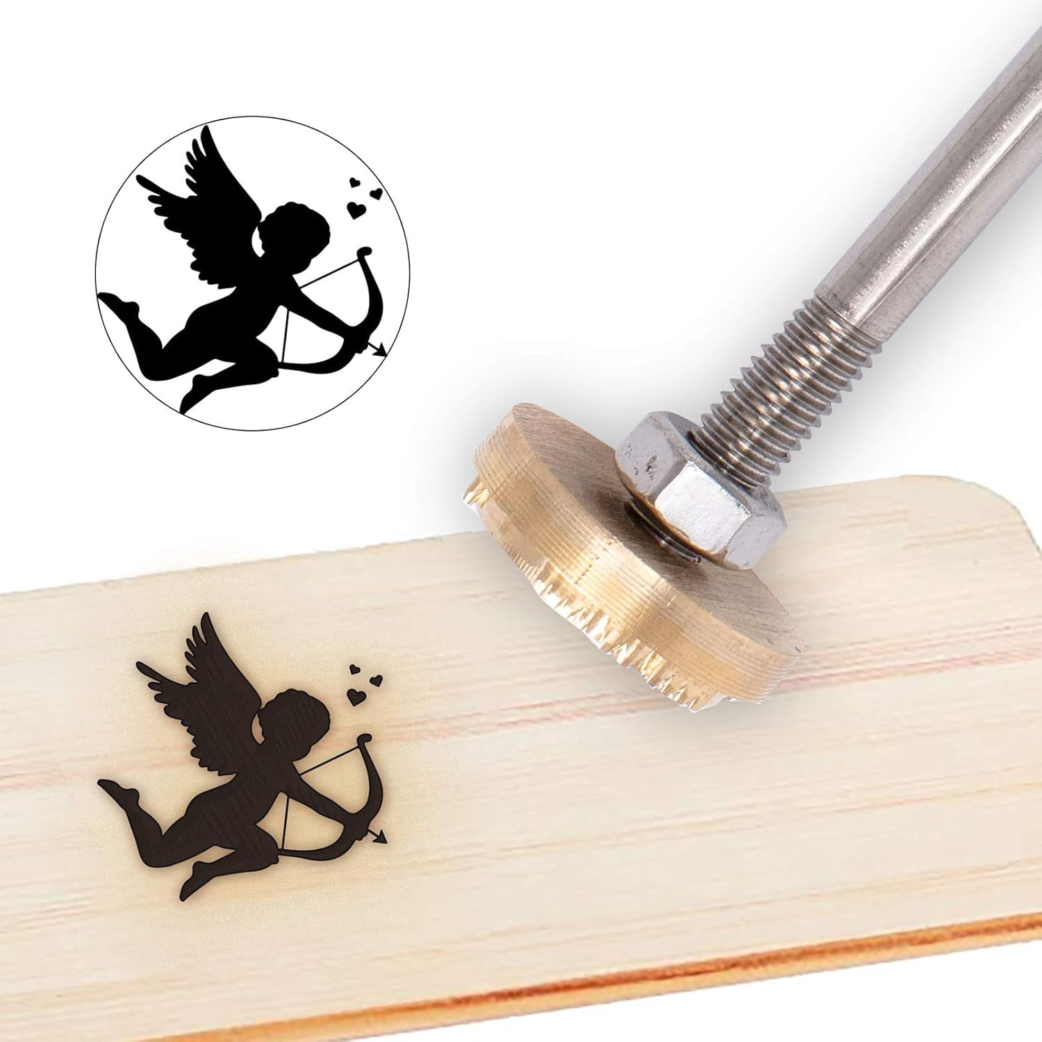 Wood Branding Iron Custom Logo 1.2” Leather Branding Iron Stamp BBQ ...