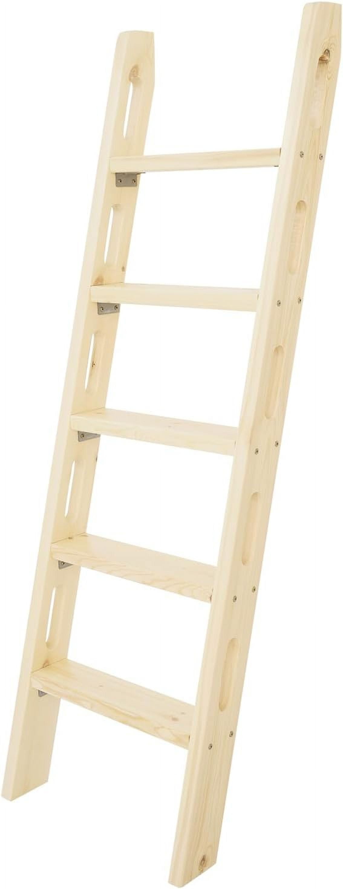 Wood Bunk Bed Ladder 57Inch Lofted/Dorm/RV Bed Bunkbed Ladders Wooden ...