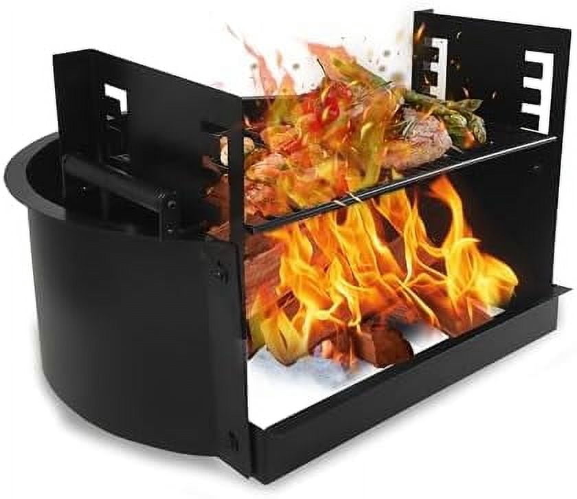 - Wood Burning Fire Pits For Outside - Alloy Steel 31" Fire Pit Insert ...