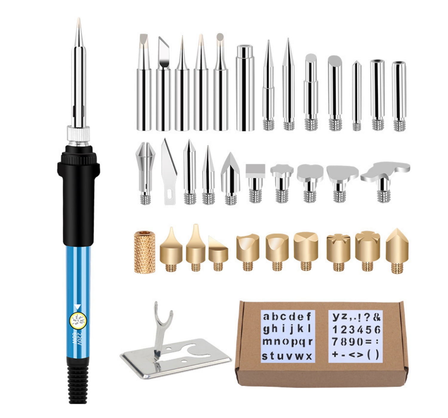 Wood Burning Kit, Wood Burning Tool Adjustable Temperature Woodburning ...