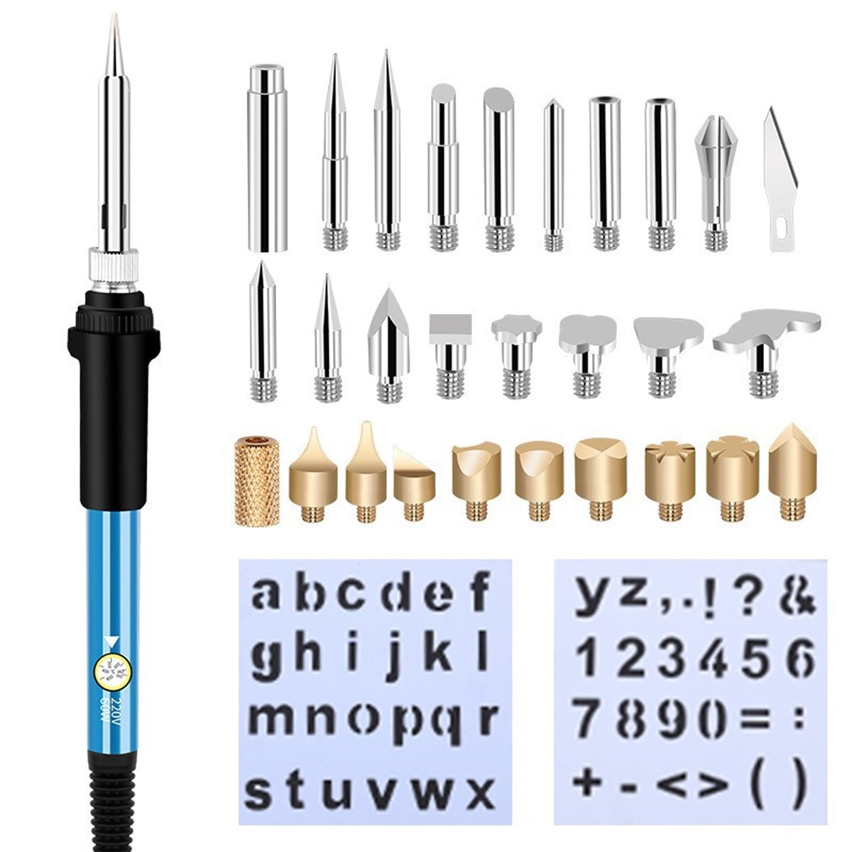 Wood Burning Kit, Wood Burning Tool Adjustable Temperature Woodburning ...