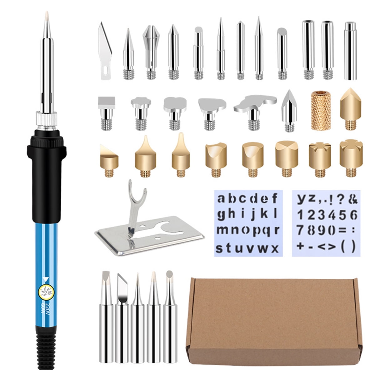 Wood Burning Kit, Wood Burning Tool Adjustable Temperature Woodburning ...