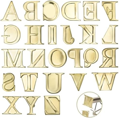 Wood Burning Tips,Uppercase Alphabet HotStamps Set for Branding and ...