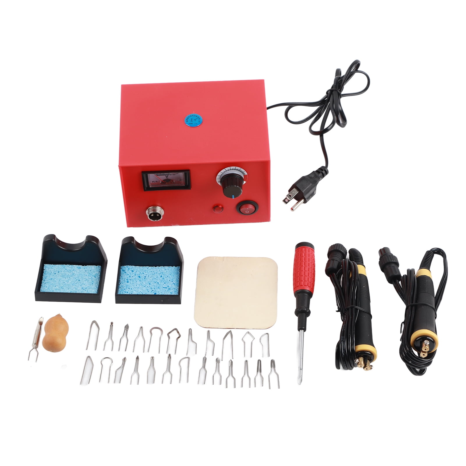 Wood Burning Tools Kit Gourd Board Engraving Pyrography Pen Electric ...