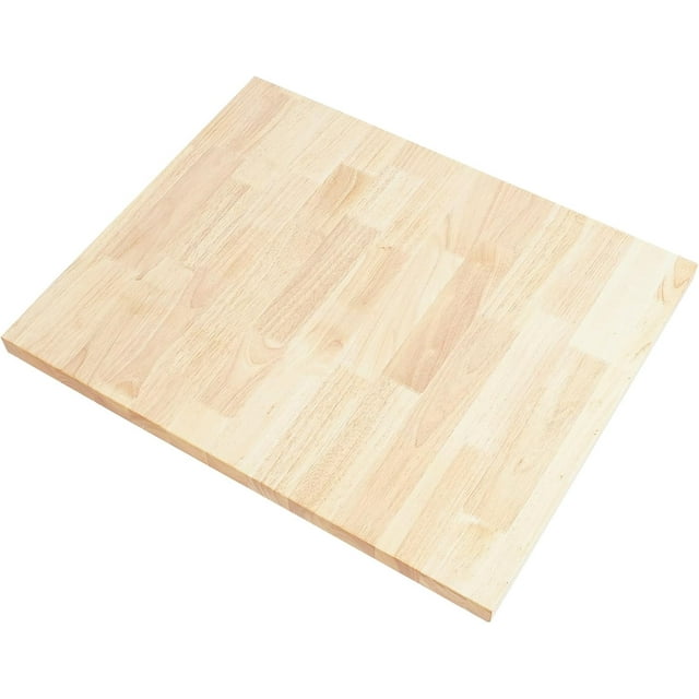Wood Butcher Block Countertop, Adjustable Rectangular Countertop ...