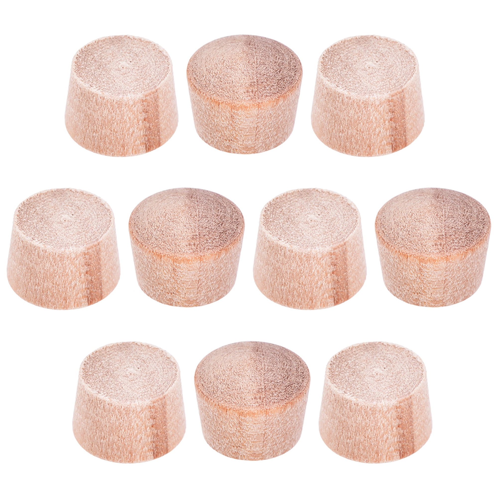Wood Button Top Plugs 9/25 Inch Cherry Hardwood Furniture Plugs 5/16 ...