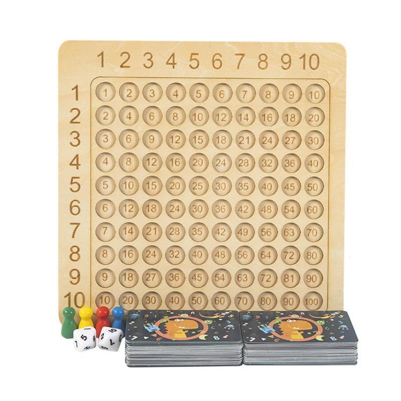 Wood Calculate Board Mathematics Toy Operation Rule Learning Aids for ...