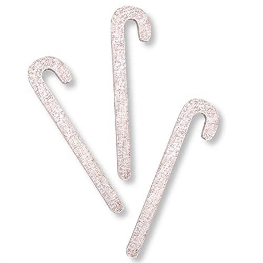 Wood Candy Canes - White Washed Wood - Set of 3 - Walmart.com