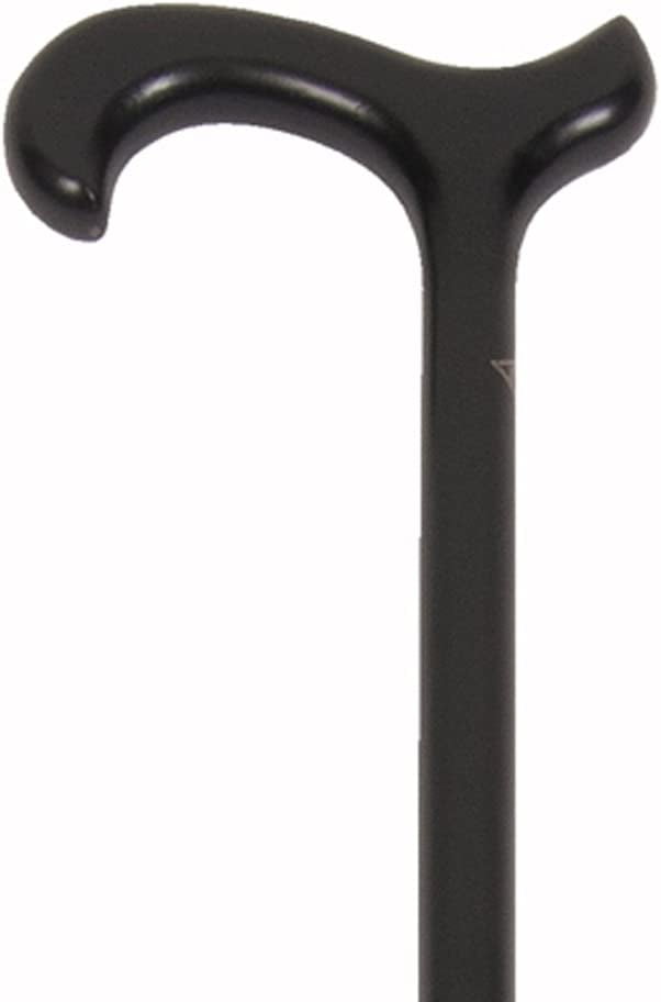 Wood Cane, Derby Handle Grip, Solid Wood Finish, Black Beechwood (Derby ...