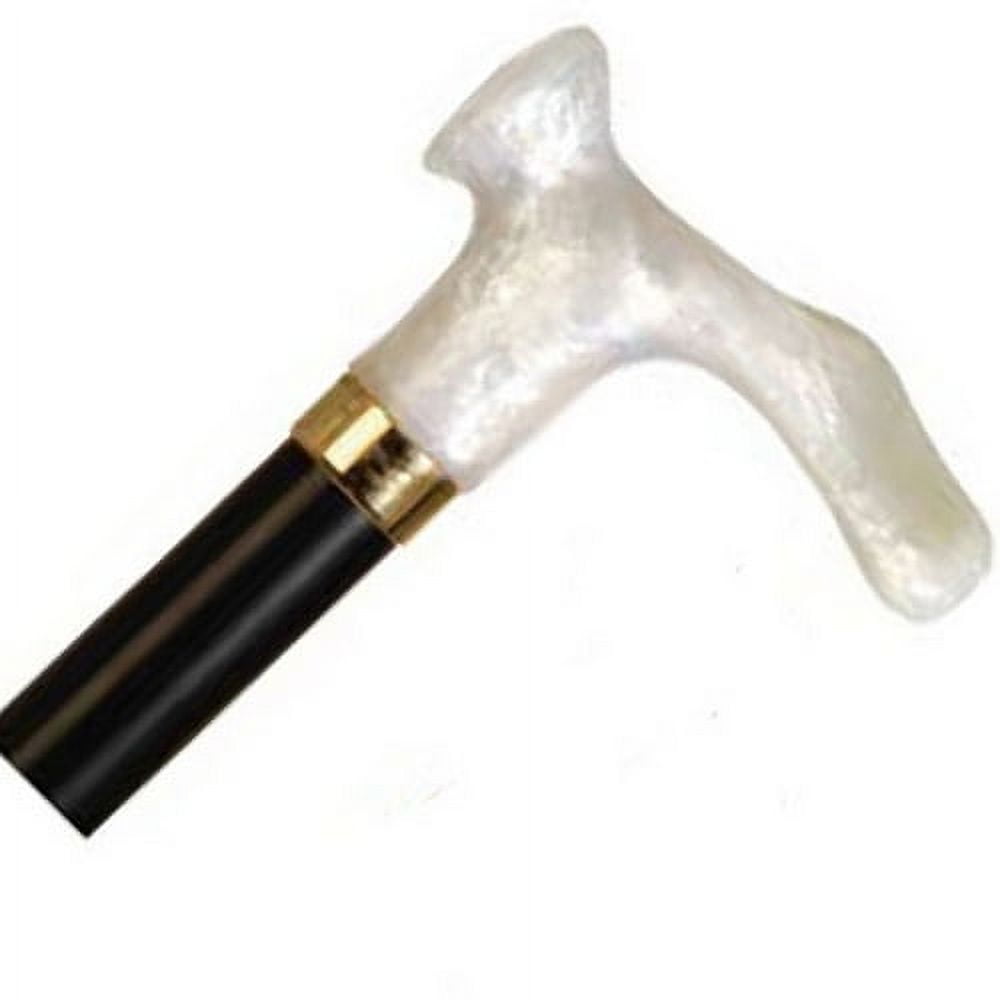 Wood Cane With Contour Handle - Pearl Handle HSA/FSA Eligible - Walmart.com