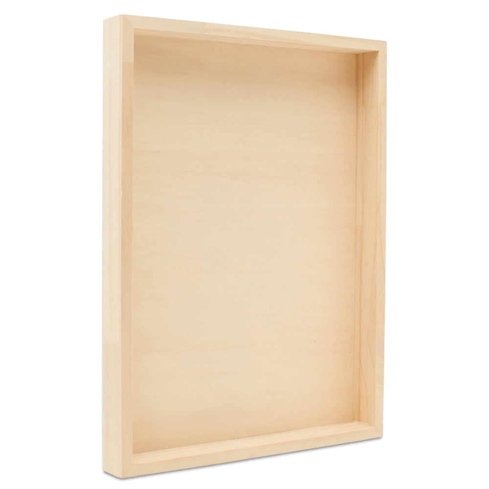 Wood Canvas 12 x 16 x 1-1/2-inch, Wooden Sign Blanks With Frame, Wood ...