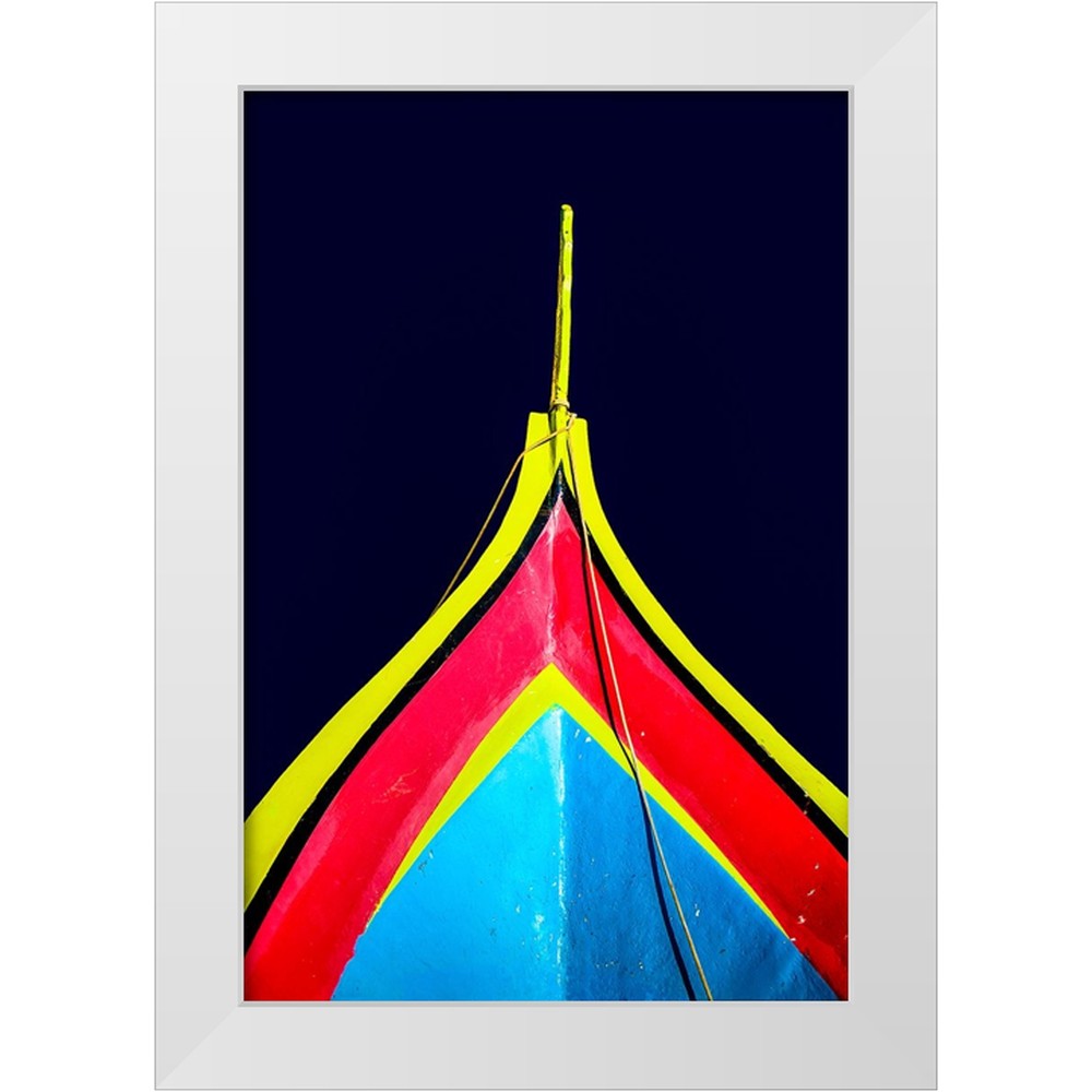 Wood, Carlos 17x24 White Modern Wood Framed Museum Art Print Titled ...