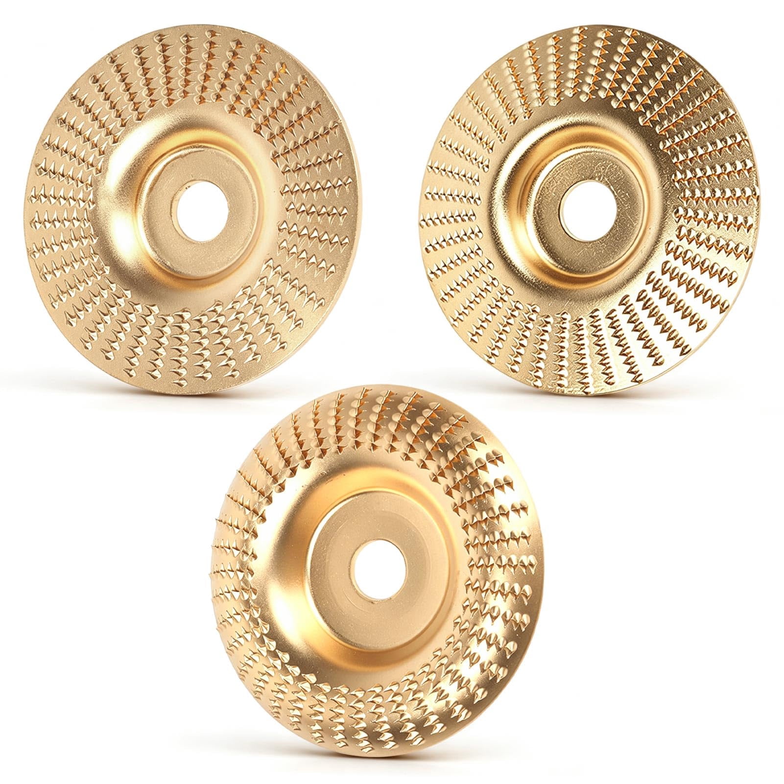 Wood Carving Disc, 4inch Angle Grinder Attachments Wood Shaping Disc ...