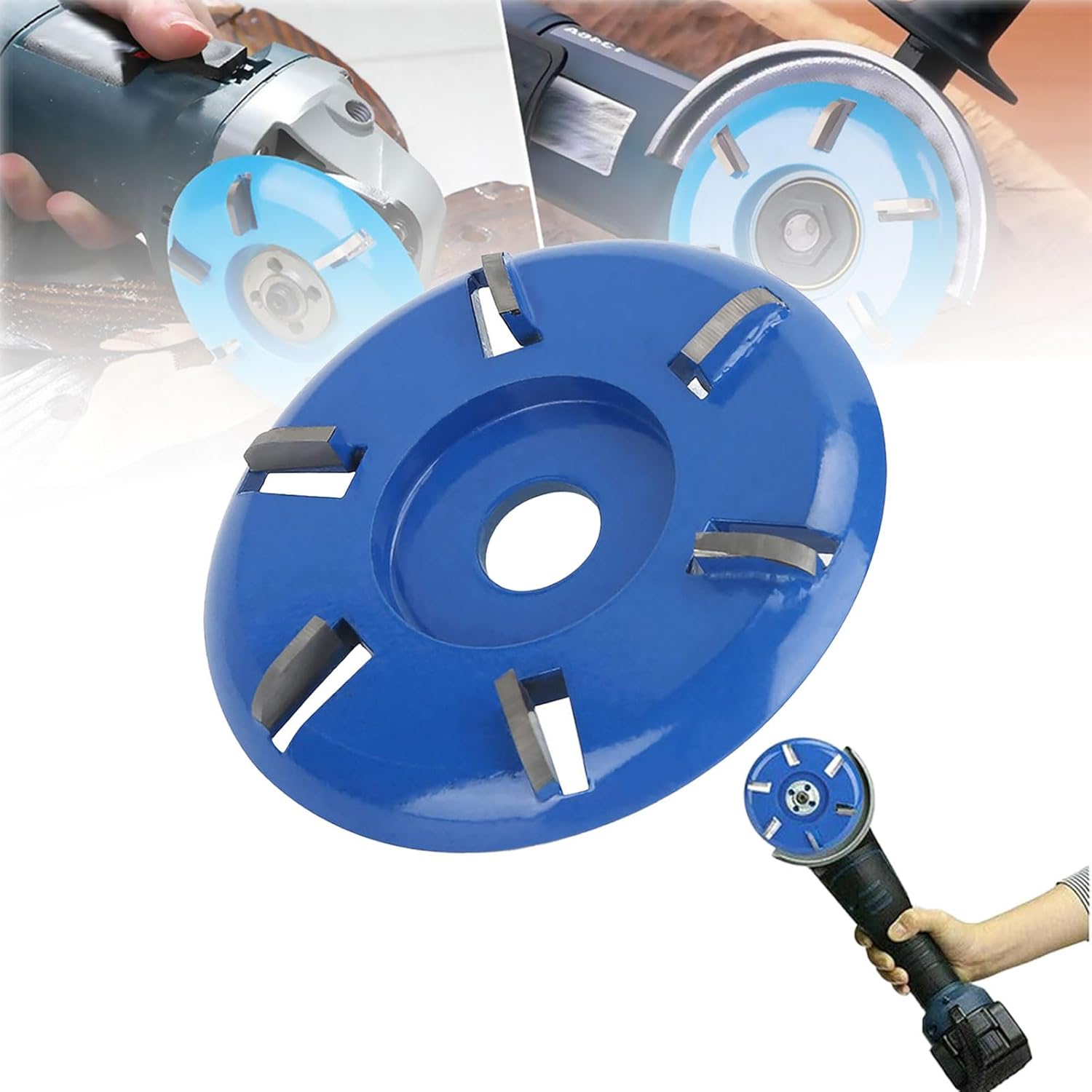 Wood Carving Disc, 6 Teeth Chainsaw Mill Cutter, Stump Remover Angle ...