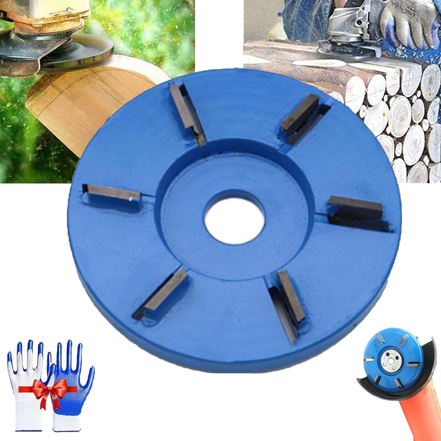Wood Carving Disc, Angle Grg Wheel Wood Carving Disc, 6 Teeth Wood ...