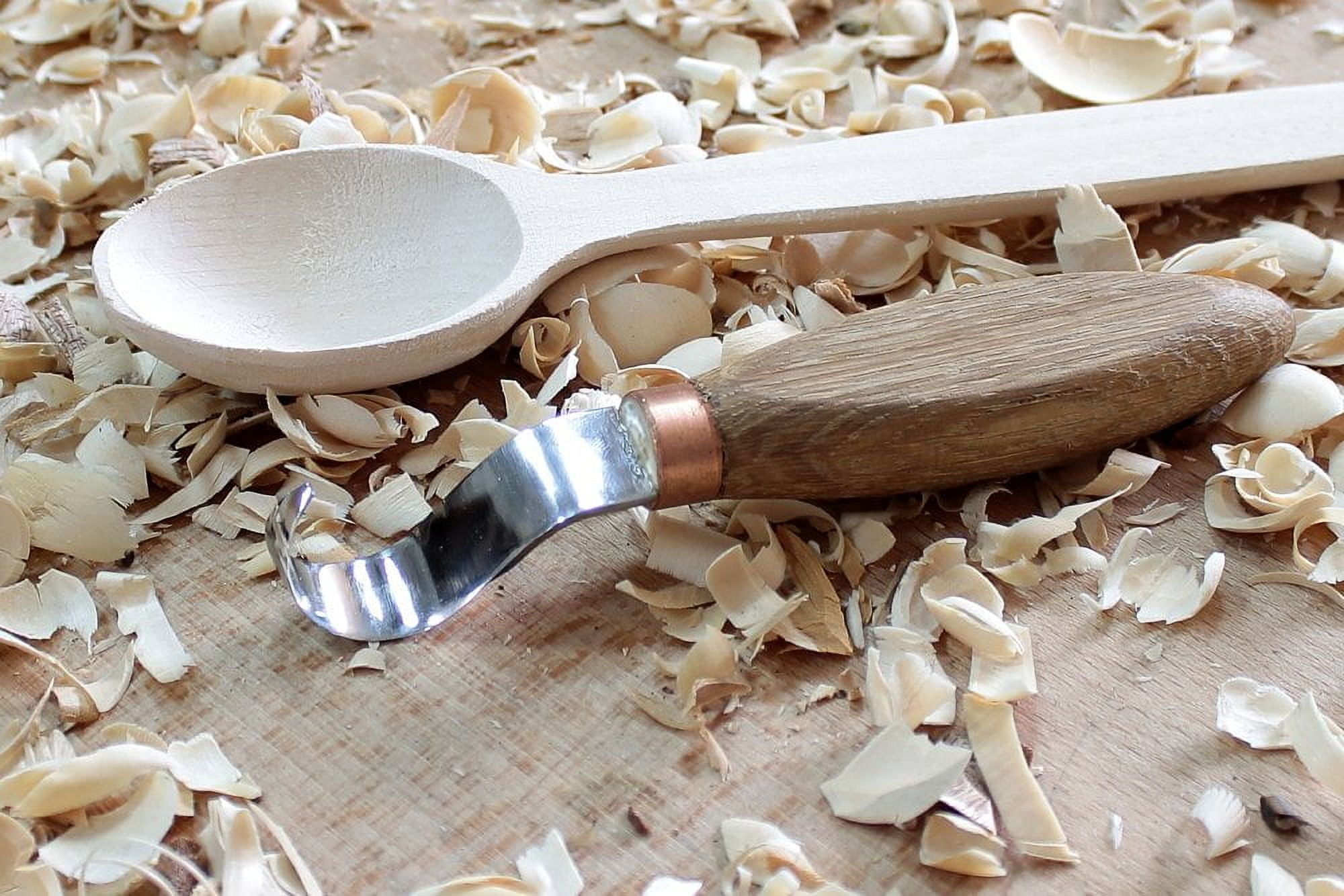 Wood Carving Hook Knife for Carving Spoons Kuksa Bowls and Cups - Spoon ...