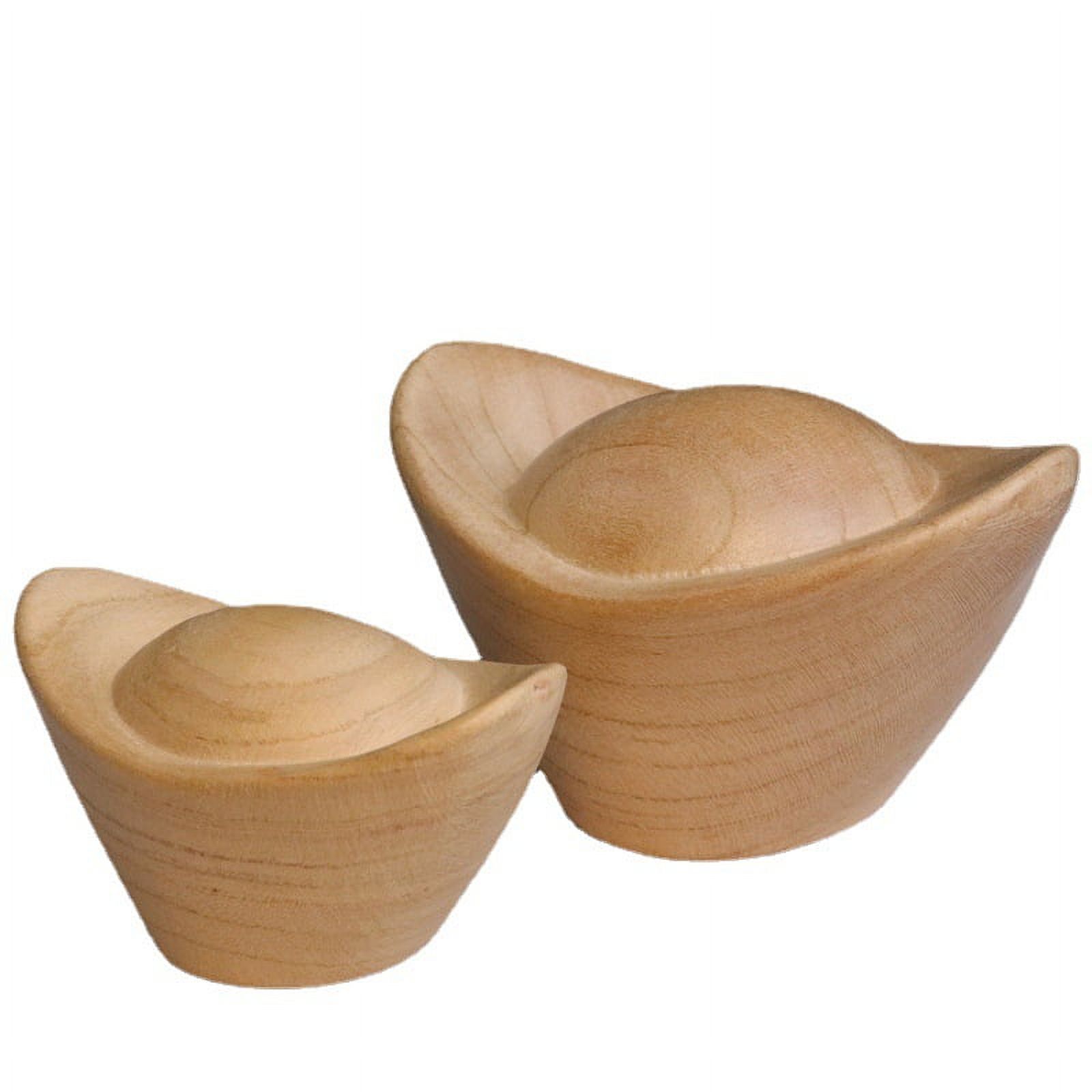 Wood Carving Ingot Ornament Wood Carving Craft Ingot Figurine Wooden ...