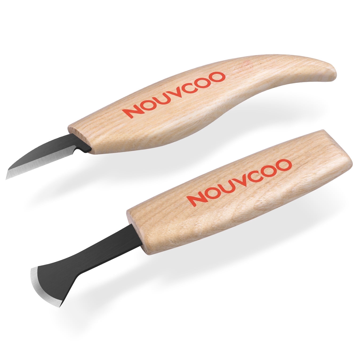 Wood Carving Kit - 2-Piece Palm & Geometric Knives for Beginners ...