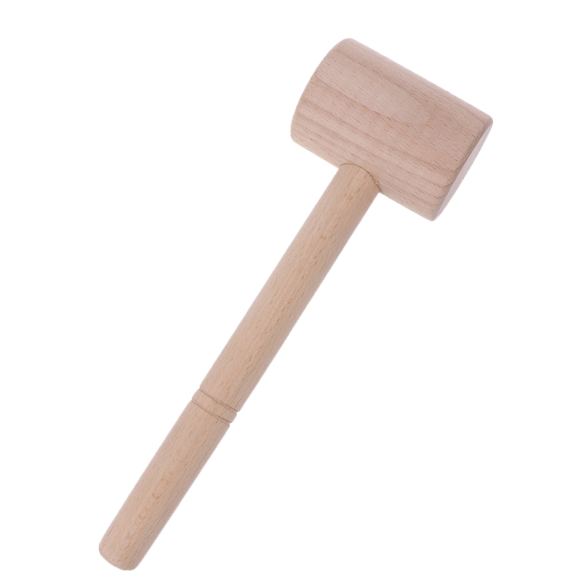 WRISTBIQUE Carpenters Mallet Tool Wood Beige 1Pcs for Leather Crafting ...