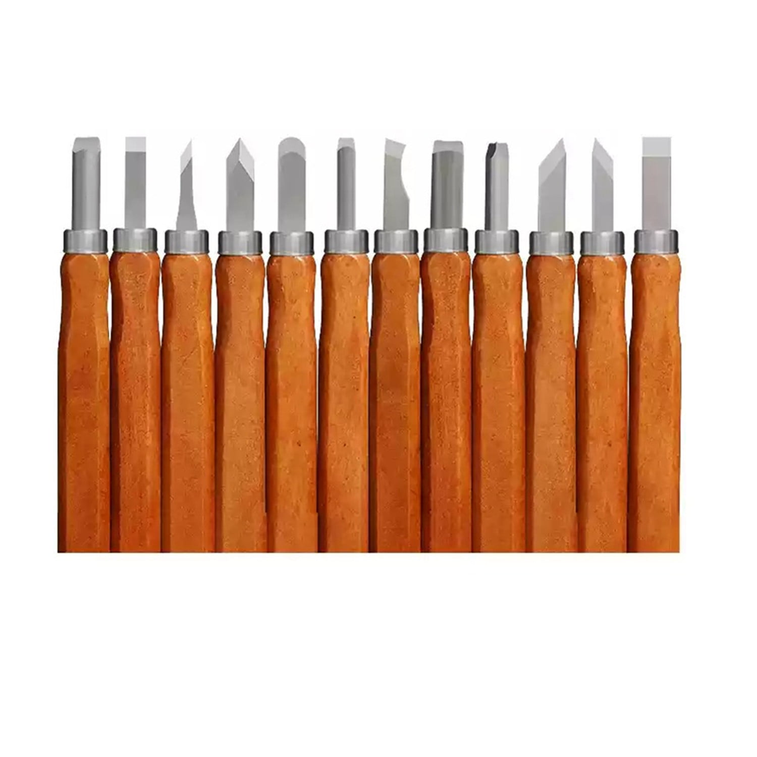 Wood Carving Tools Kit - 12 Pcs Super Sharp and Sturdy Wood Carving ...