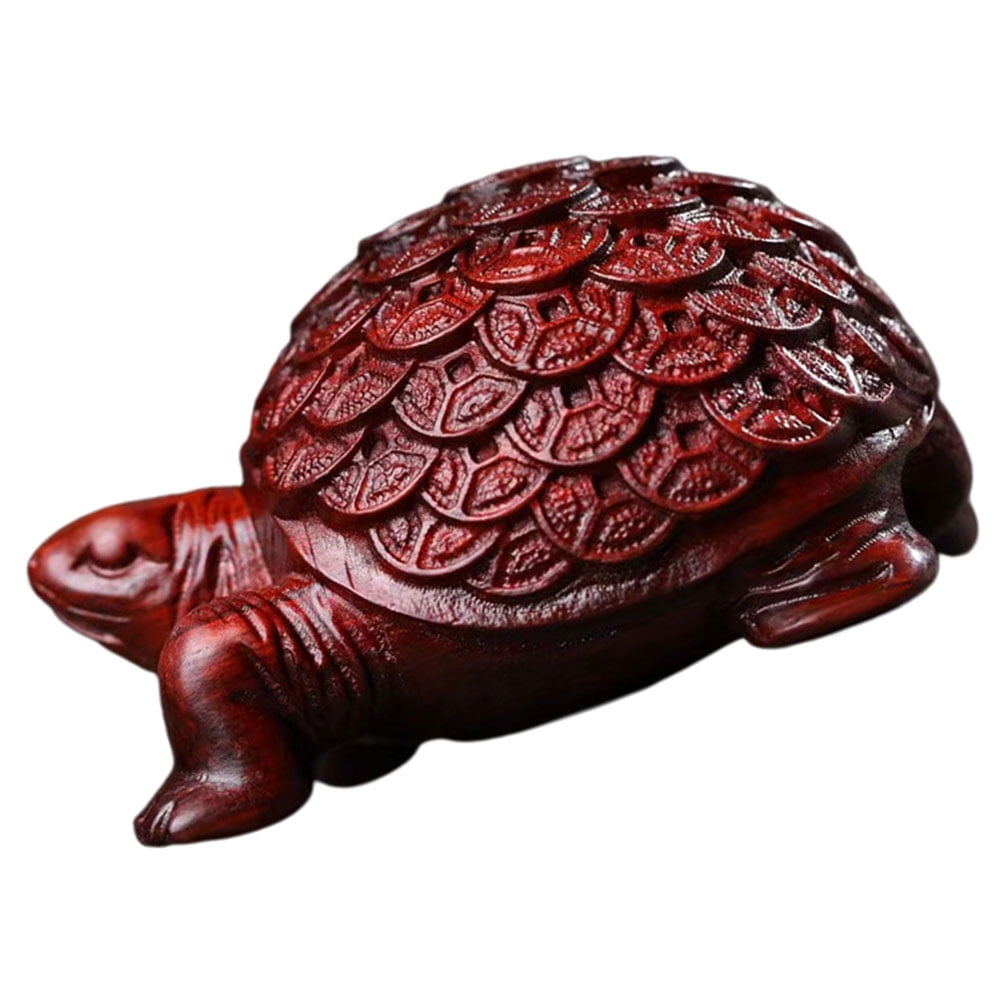 Wood Carving Turtle Ornament The Gift Animal Decoration Tortoise ...