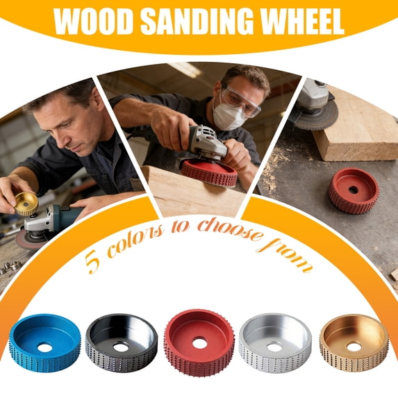 Wood Carving disc,Hard Round Grinding Wheel for Angle Grinders, 2.95 ...