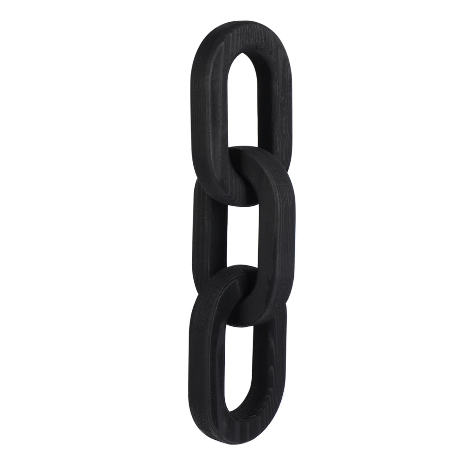 Wood Chain 3 Link Decor| Handmade Carved Wood Chain Link Decoration ...