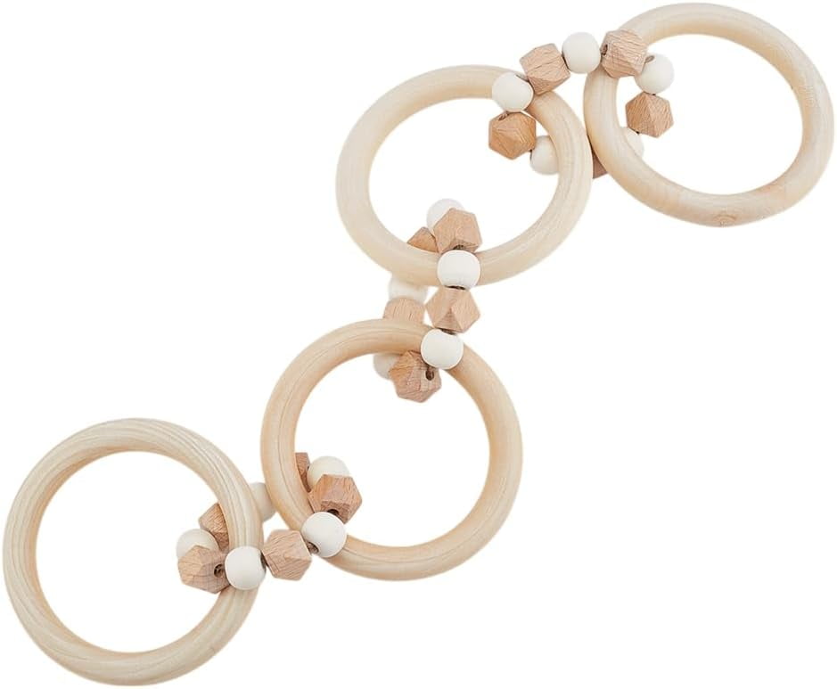 Wood Chain Link 7 Link Wooden Decorative Knot Rustic Style Chain Decor ...