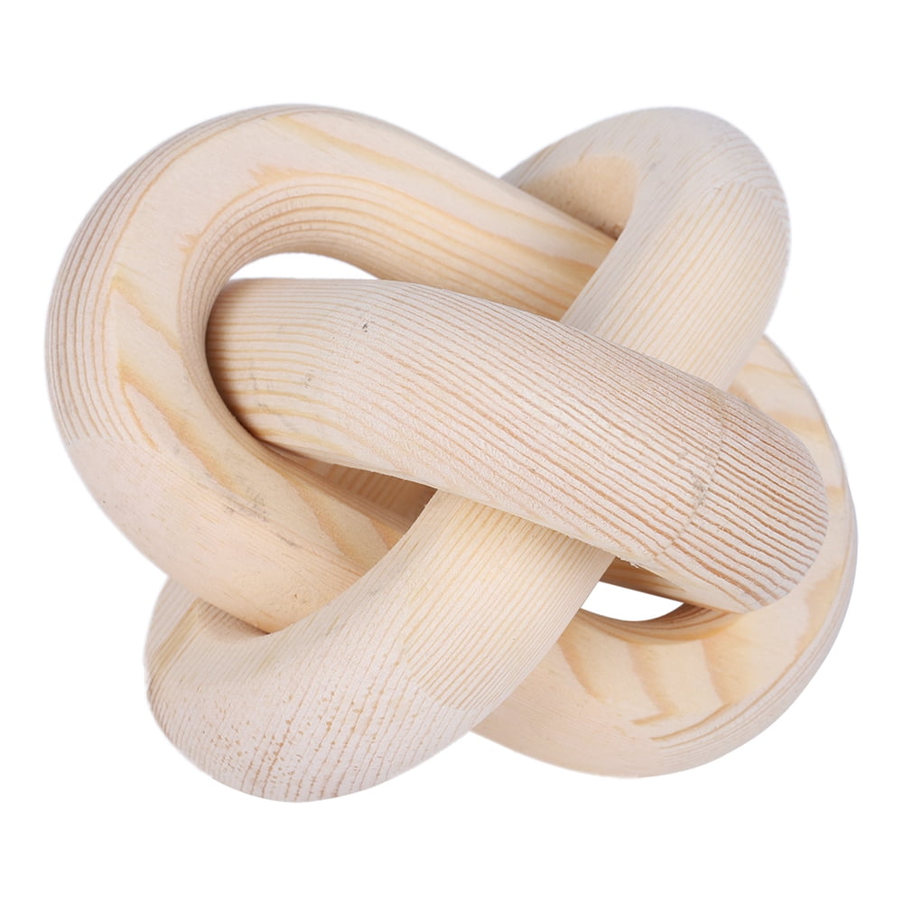 Wood Chain Link Decor,3-Link Wood Chain Link Decor, Hand Carved Wood ...