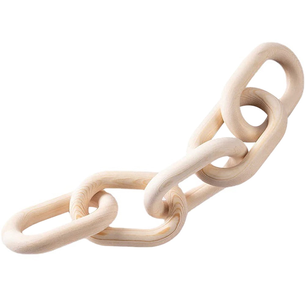 Wood Chain Link Decor Rustic Home Decor for Farmhouse Coffee Table ...