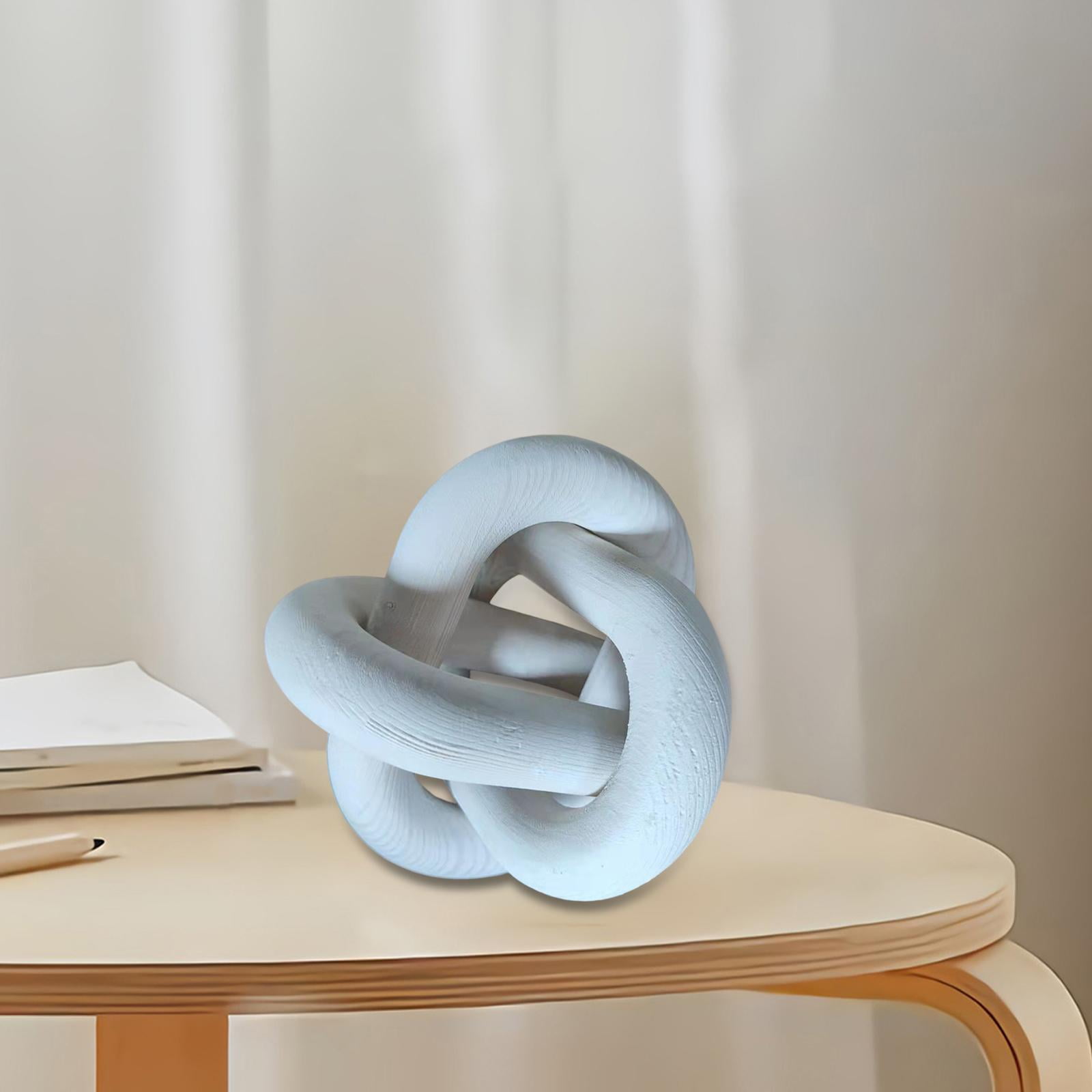 Wood Chain Link Decor Wood Knot Decorative Chain Knot Ornaments Hand ...