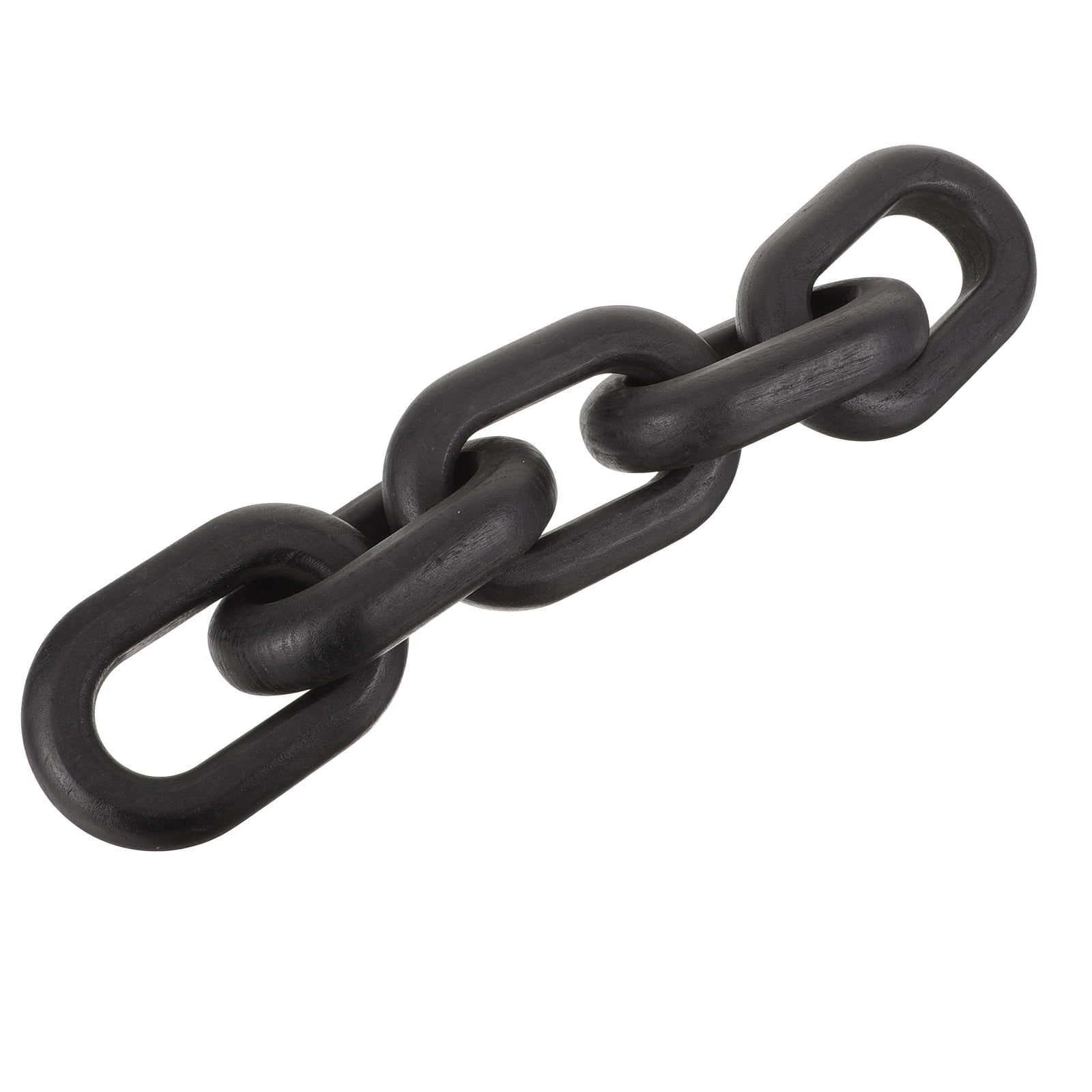 Black Wooden Chain Link Decor for Home Craft Projects and Bookshelf ...