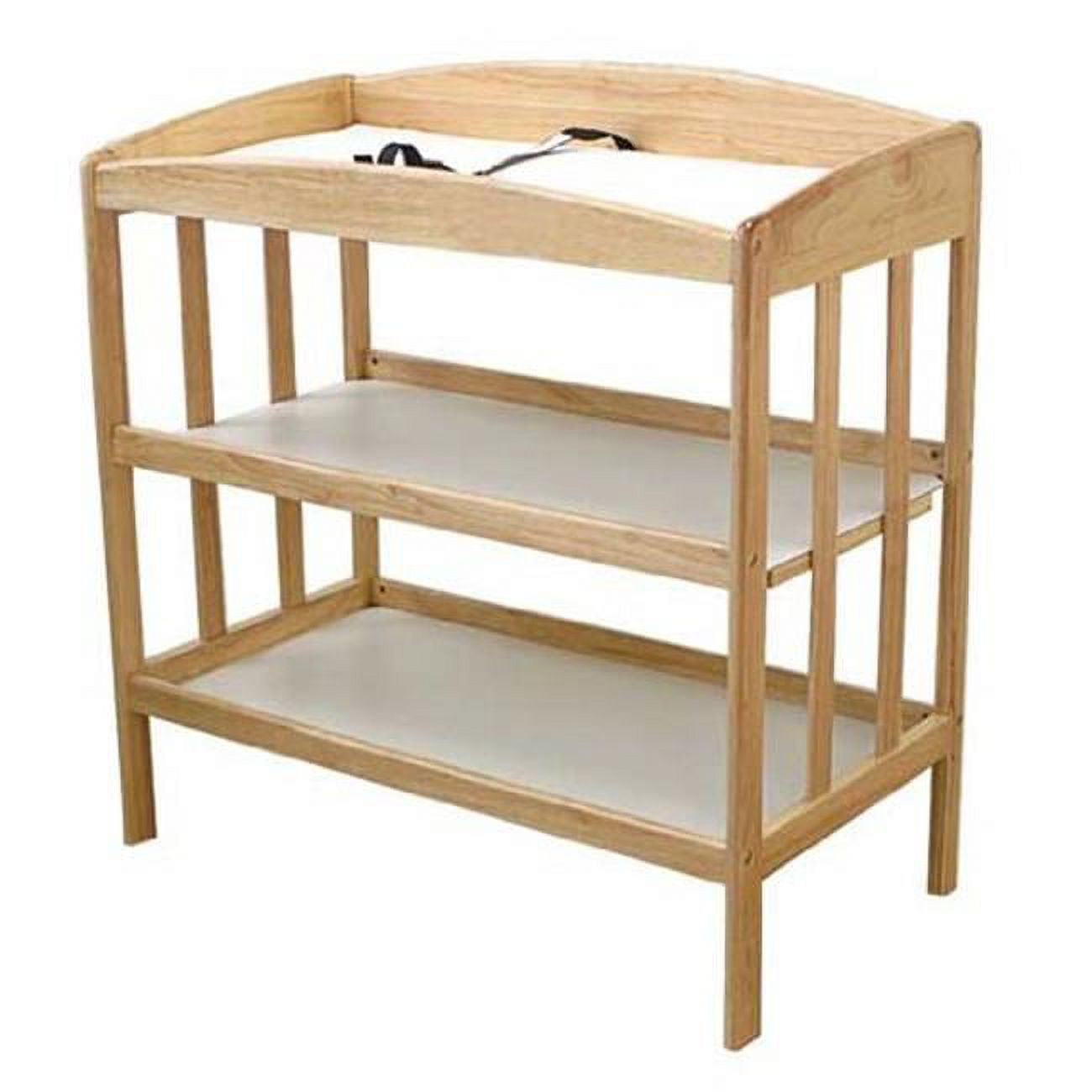 Wood Changing Table with Two Storage Shelves - Walmart.com