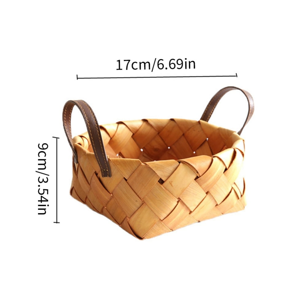 Wood Chip Storage Basket Amphora Kitchen Storage Baskets - Walmart.com