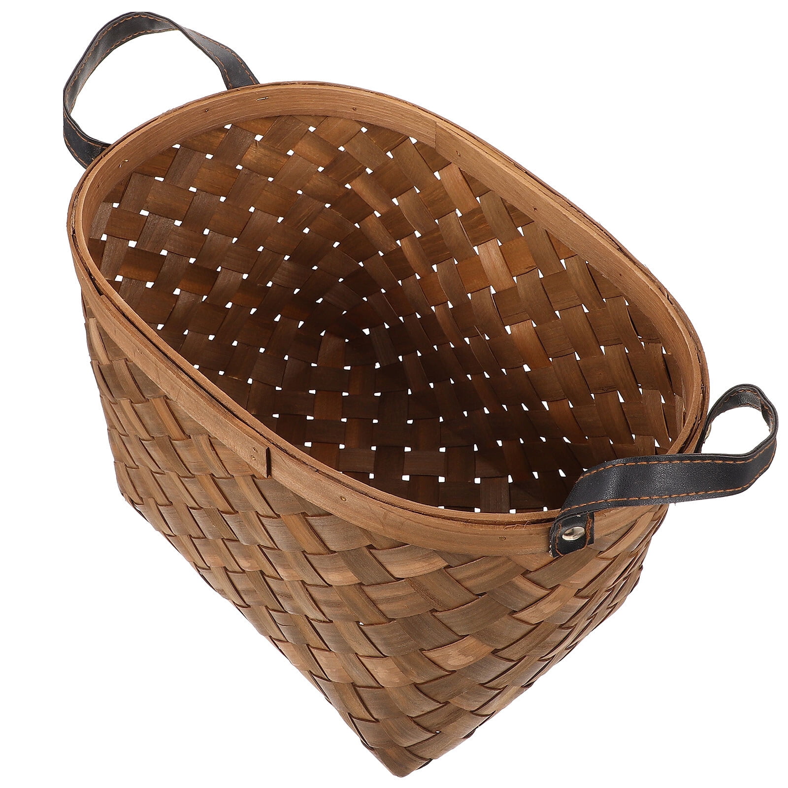 KALLORY Handwoven Basket Synthetic Material 1Pc 13.4X9.4X8.5in ...