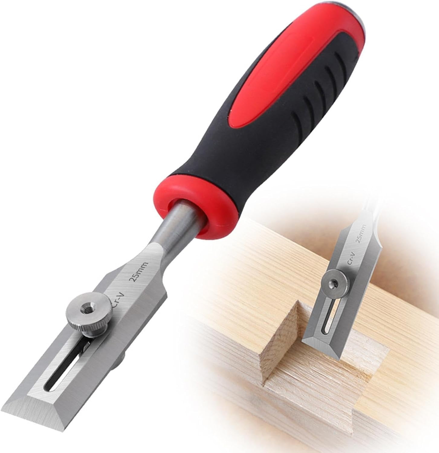 Wood Chisel, Bevel Edge Chisel, Adjustable Limiter Professional Wood ...