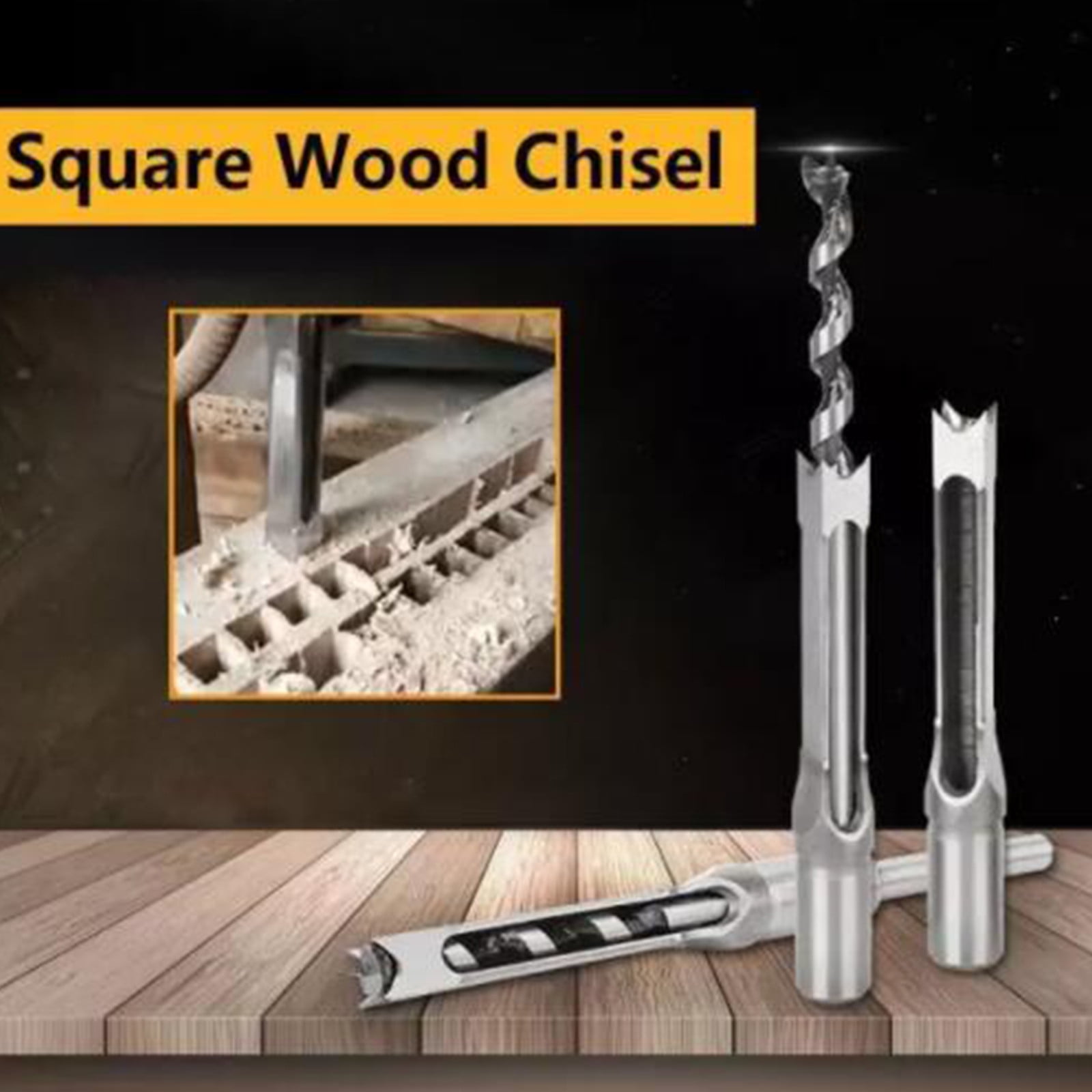Wood Chisel Drilling Tools Square Tenon Drill Mortise and Tenon ...