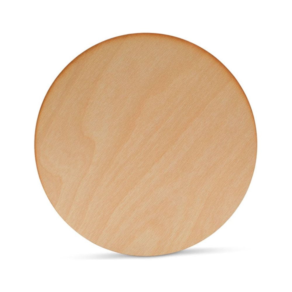 Wood Circle Disc 6 inch, 1/8 inch Thick, Pack of 5 Unfinished Round ...